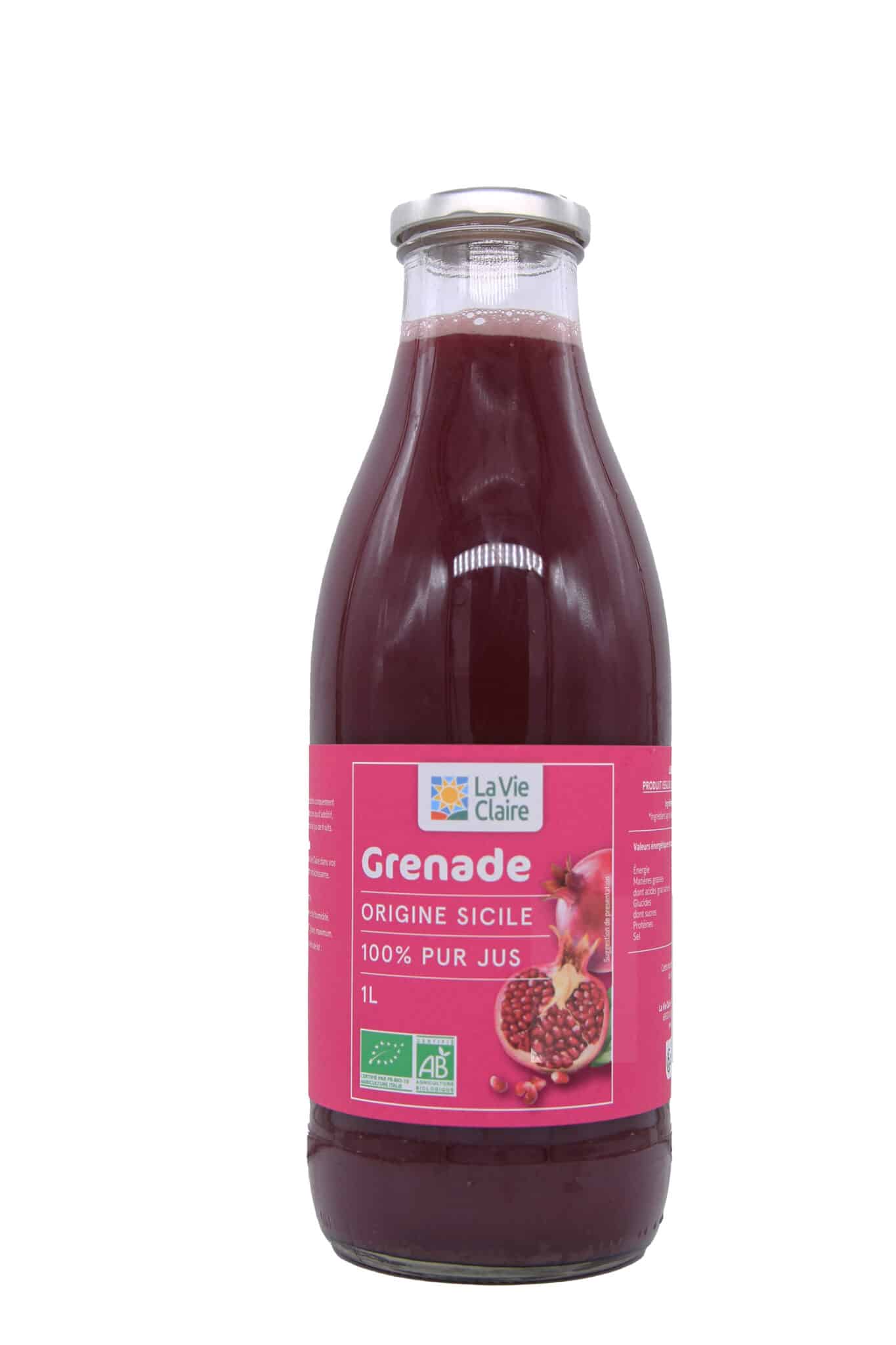 Pur jus de grenade bio - La vie claire